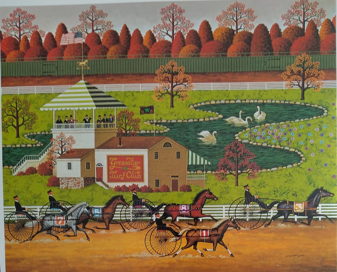 Vintage Americana Book Print From the Beautiful Paintings of Charles ...