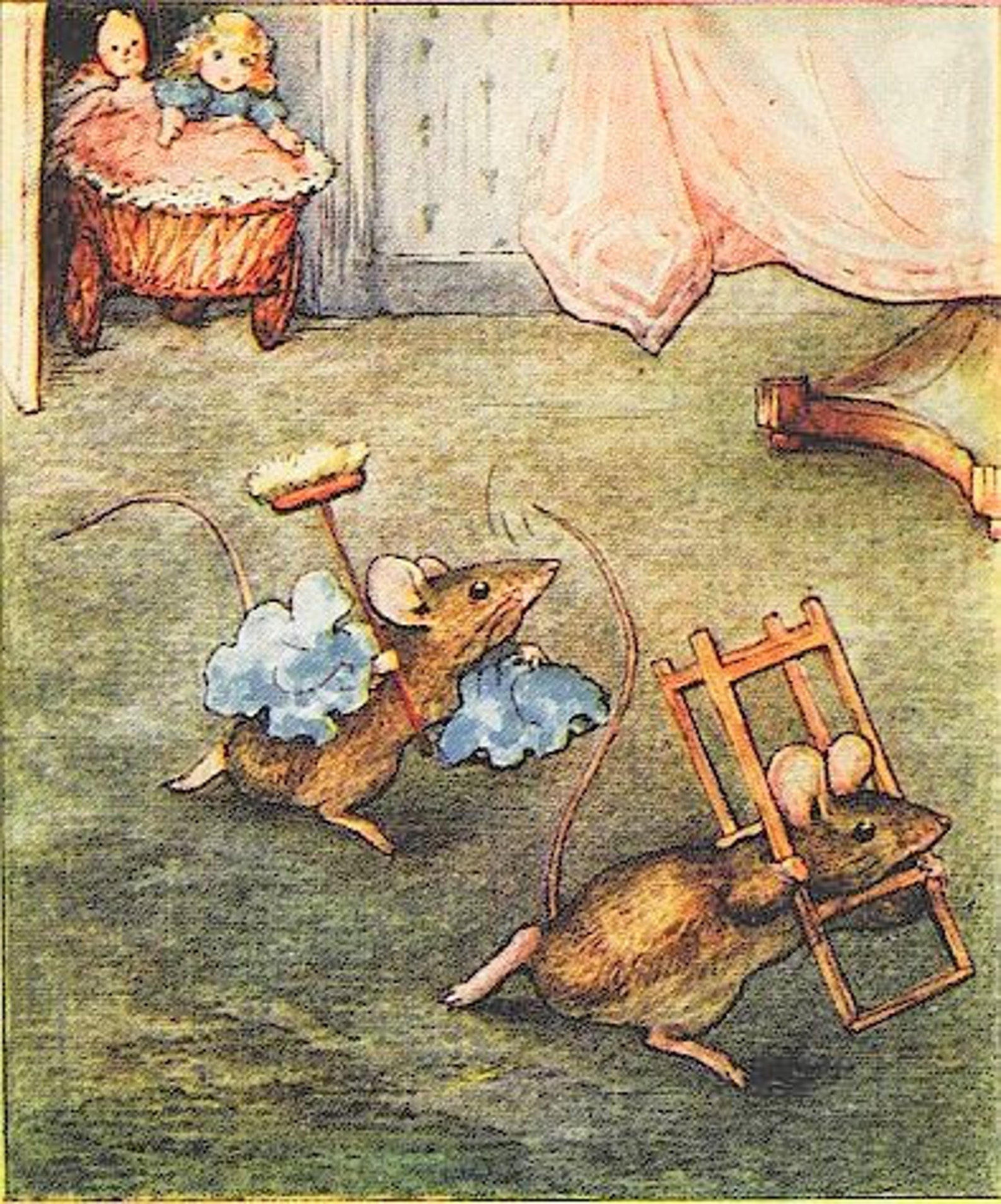 The Tale of Two Bad Mice Original MOUNTED Vintage Print From 1900's- by ...