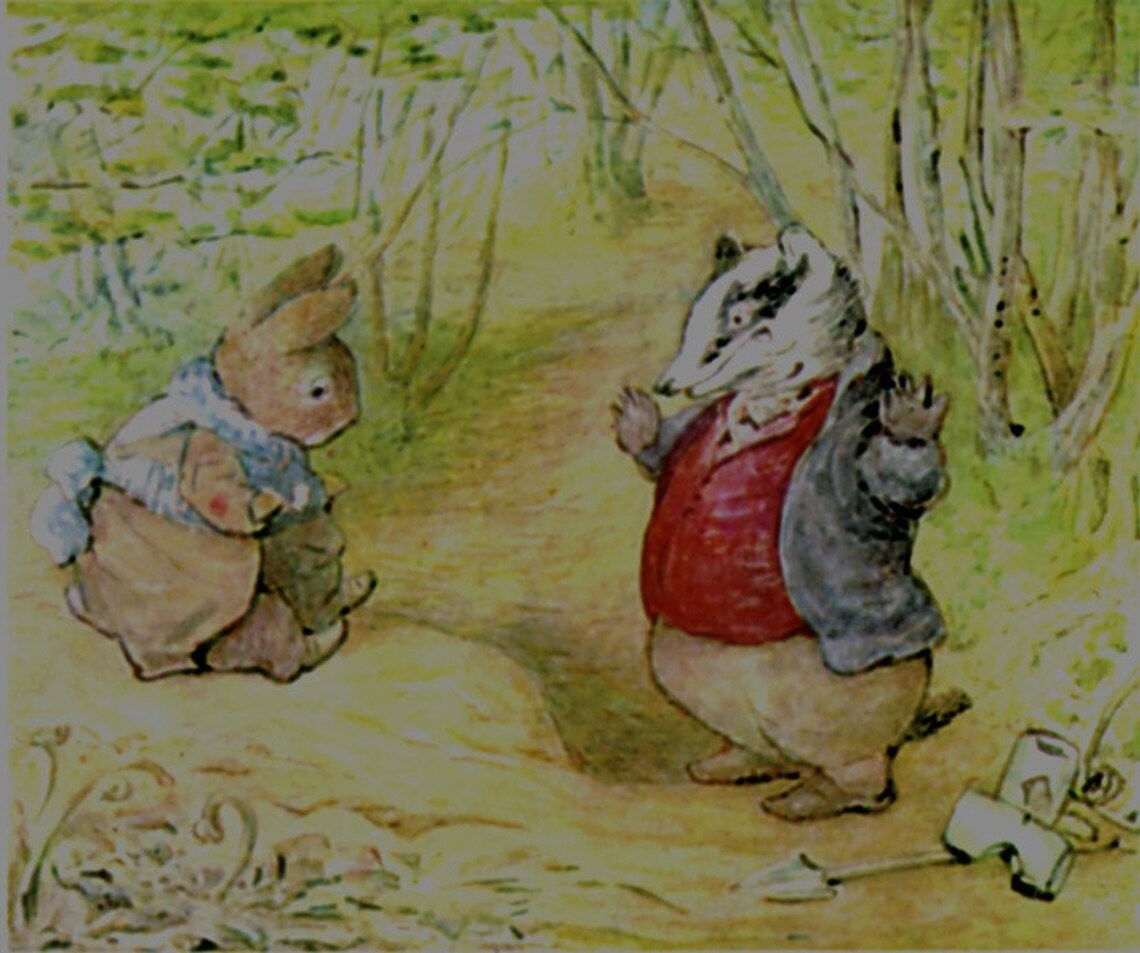 The Tale of Mr Tod the Fox Original Vintage Print From 1920's- by ...