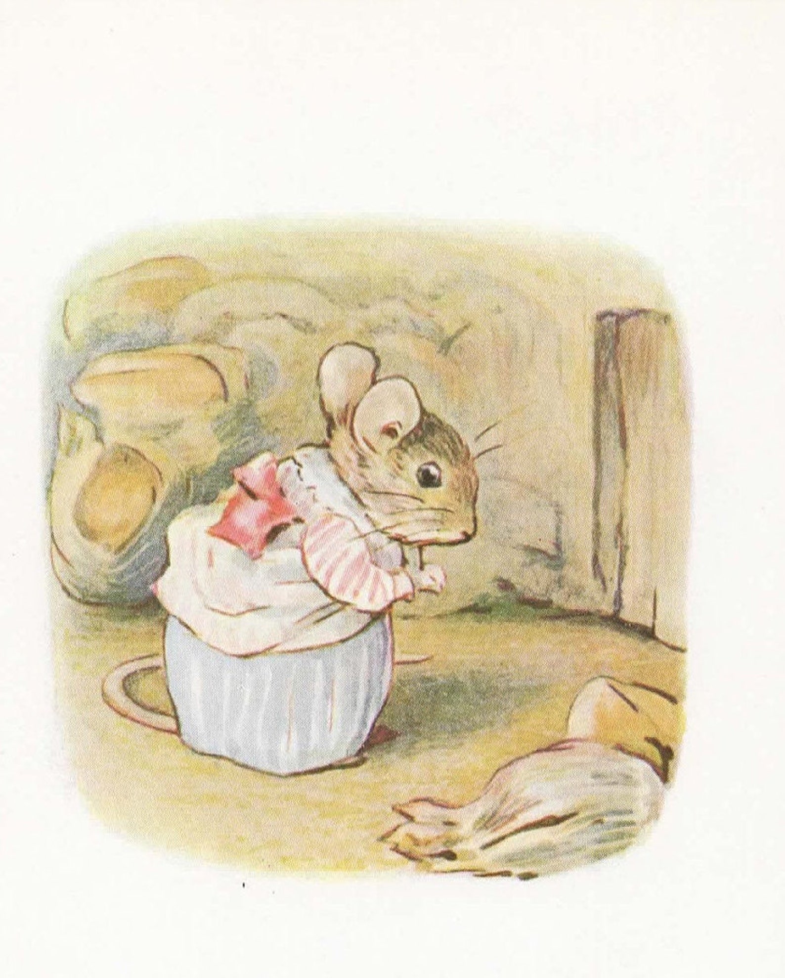Mrs Tittlemouse Original Vintage Print From 1970's- by Beatrix Potter ...