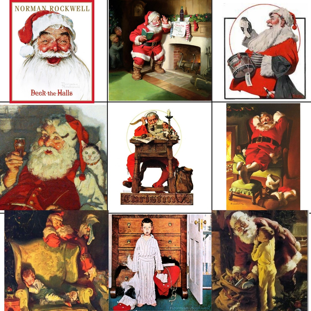 Norman Rockwell Art,choose - Cross Stitch Pattern or Photo Print/iron ...