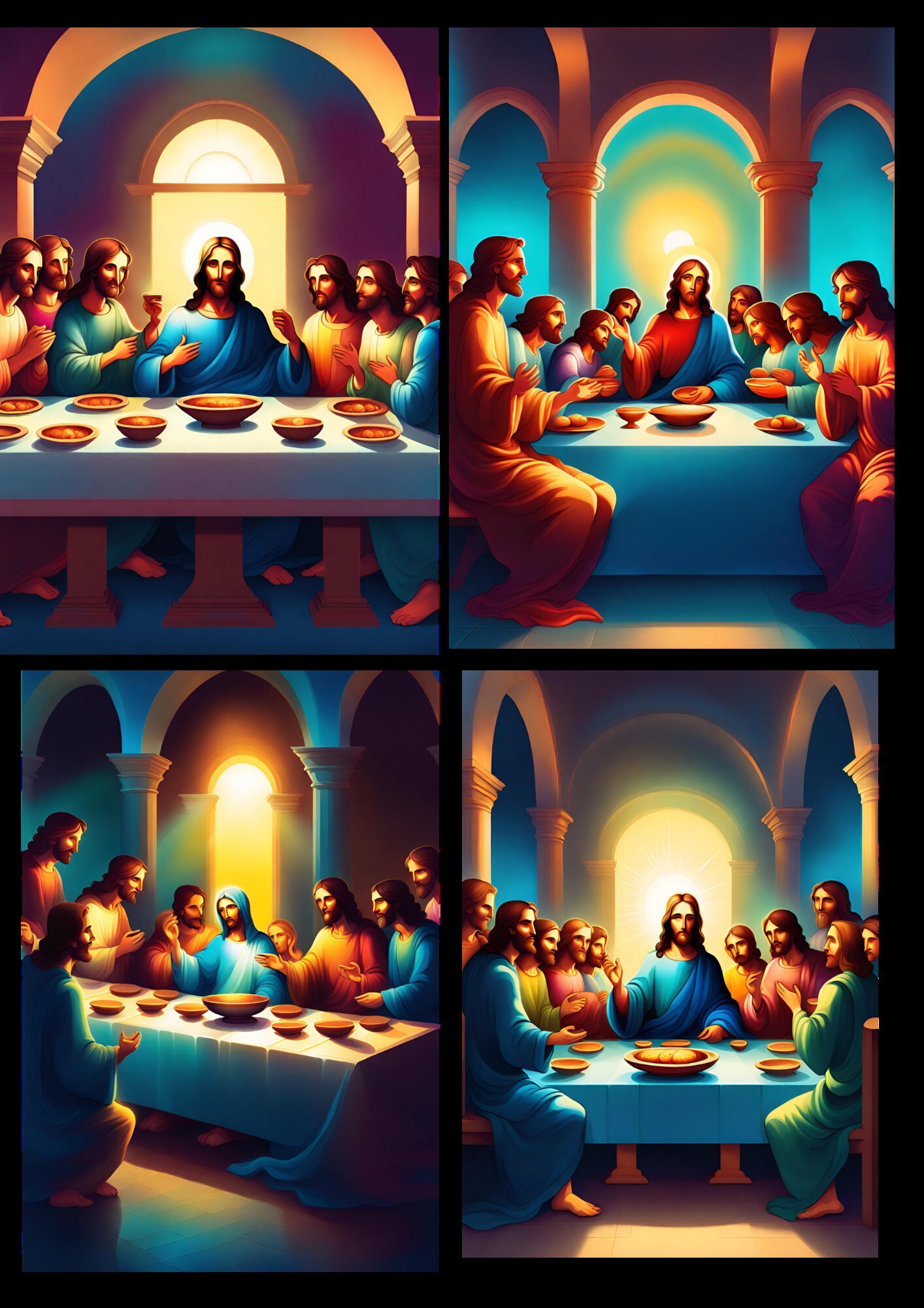 The Crucifixion & the Last Supper. Choose a Religious Picture Then ...