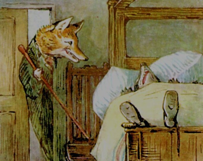 The Tale of Mr Tod the Fox Original Vintage Print From 1920's by ...