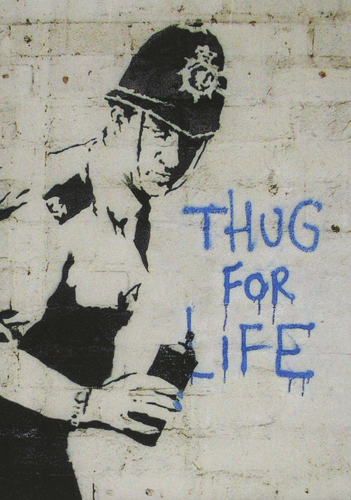 Banksy Police 10 Options Cross Stitch Pattern/ Photo Print/iron on ...