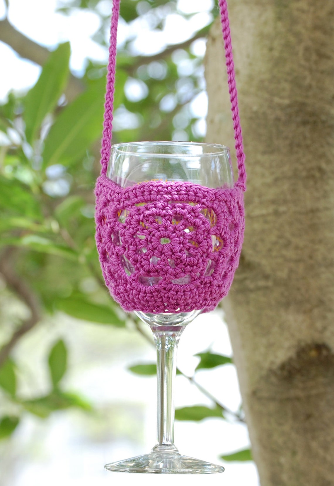 Wine Glass Holder Necklace Wine Tastings Wine Festivals Etsy