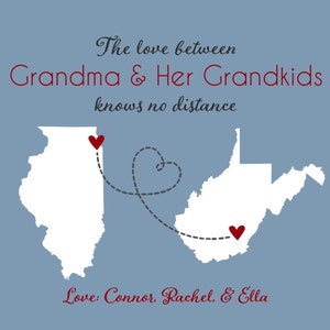 Gift for Grandma, Long Distance Grandparents, Grandmother Gift for ...