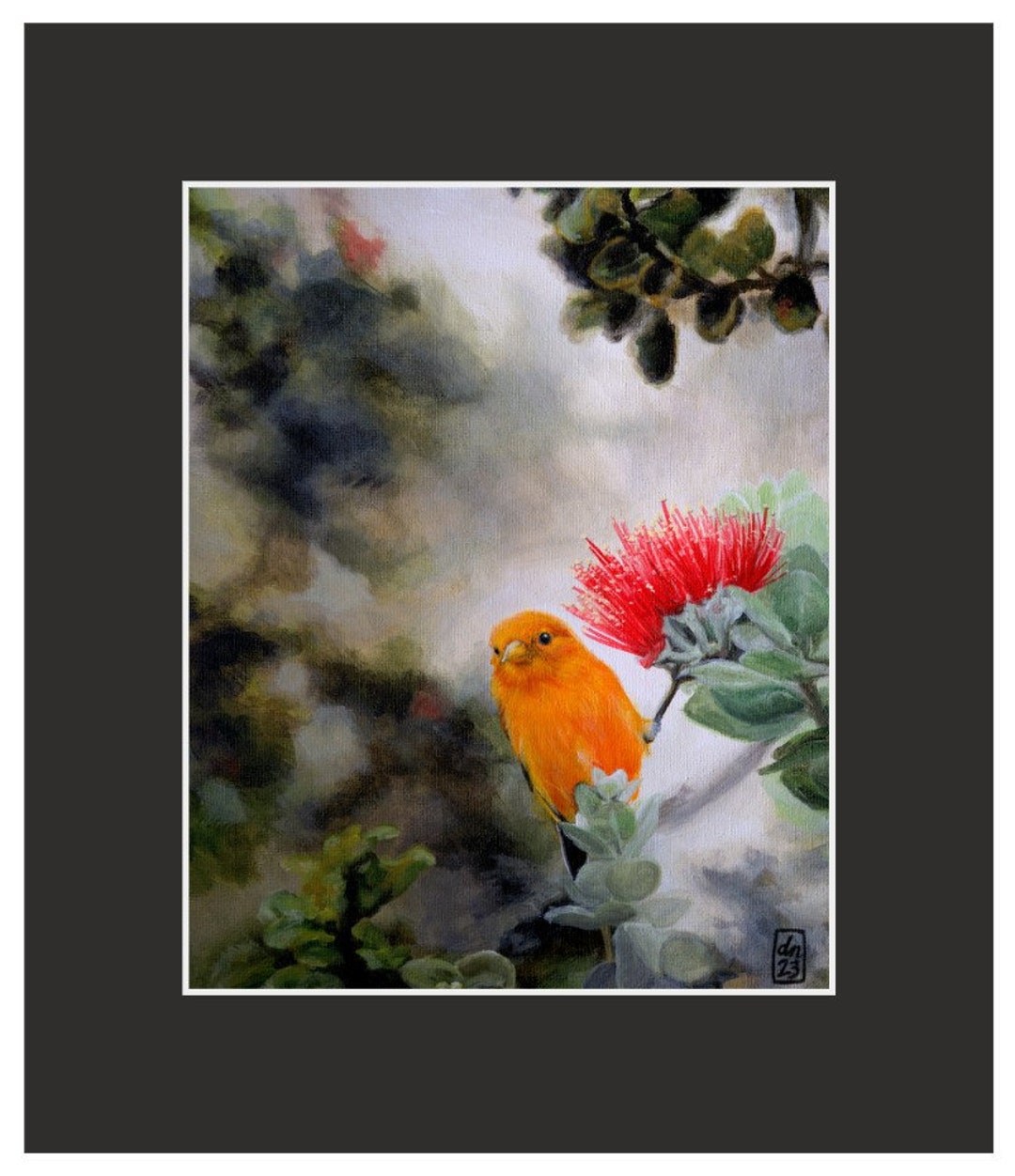 Alani – Volcano, Hawaii 2023 Paper Gliclée Print 8″ X 10″ With 12″ X 14 ...