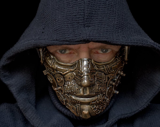 Steampunk Techno Post Apocalyptic Masquerade Mask - Etsy