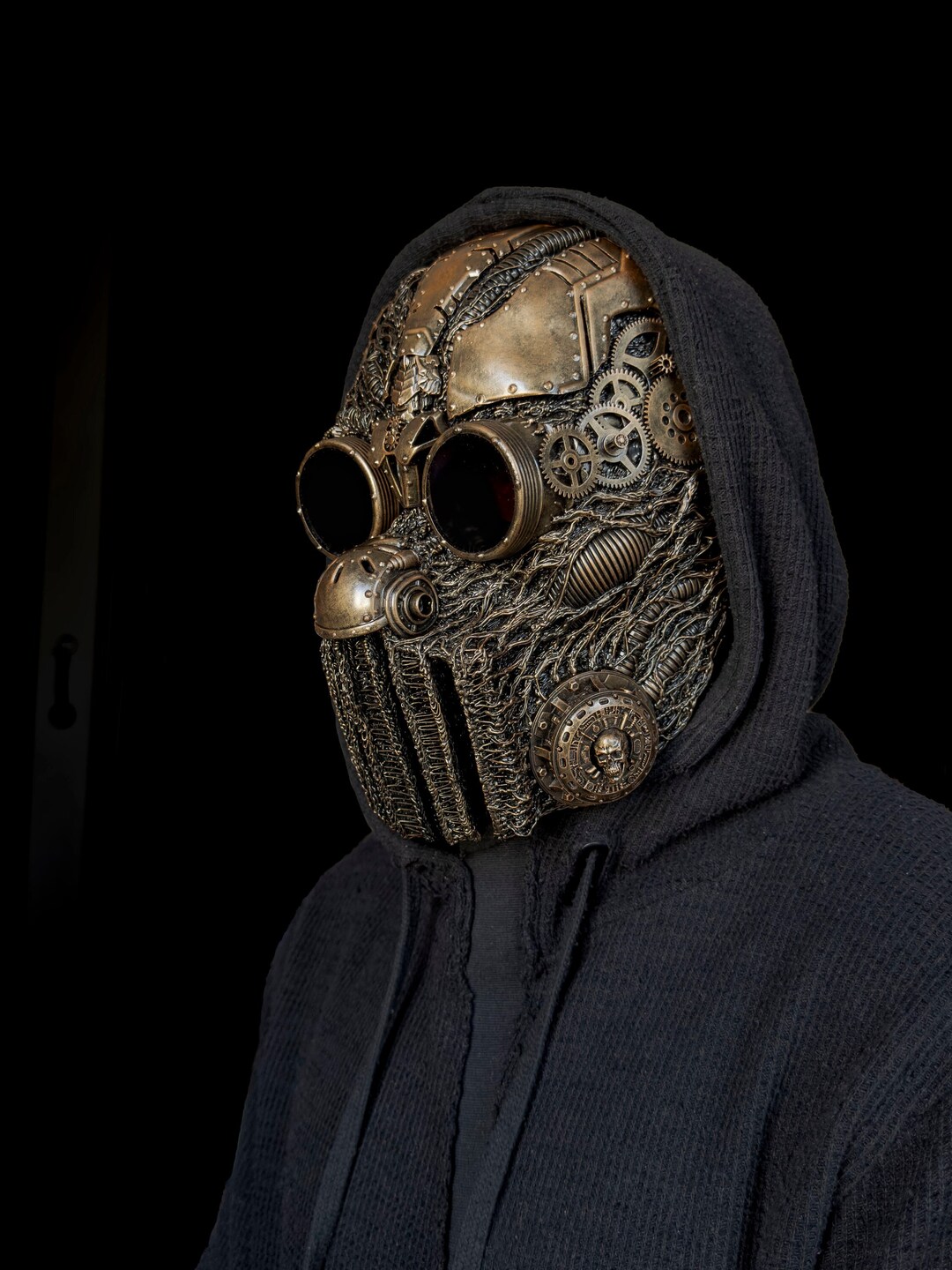 Steampunk Mask Apocalyptic Masquerade Scary Face Mask - Etsy