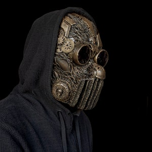 Steampunk Mask Apocalyptic Masquerade Scary Face Mask - Etsy