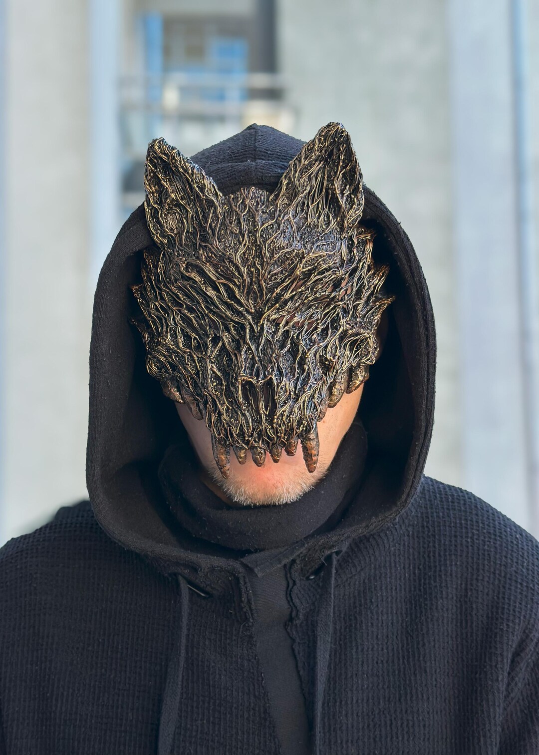 Blind Masquerade Scary Werewolf Mask, Wolf Mask - Etsy