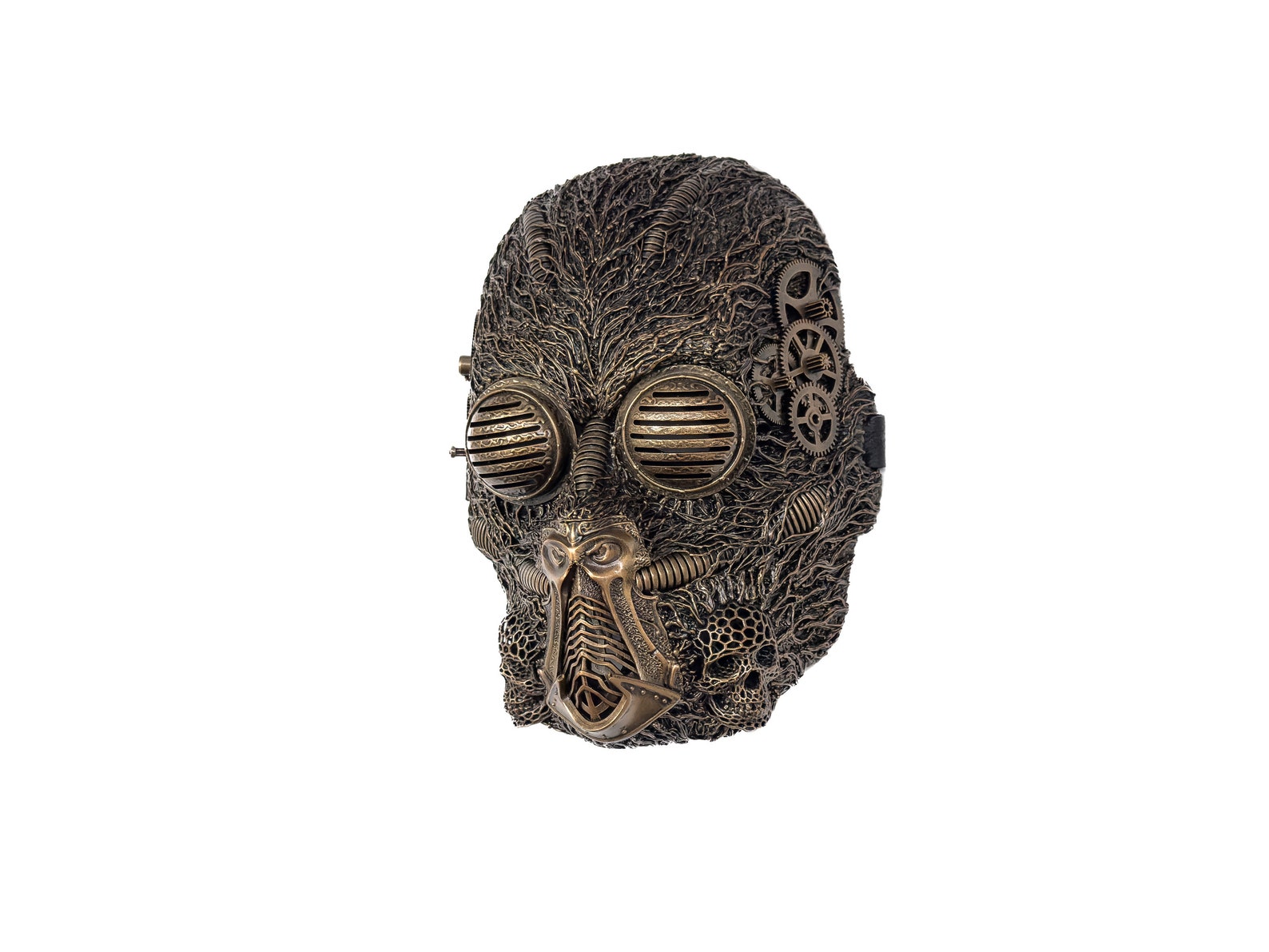 Steampunk Mask Apocalyptic Masquerade Scary Face Mask - Etsy
