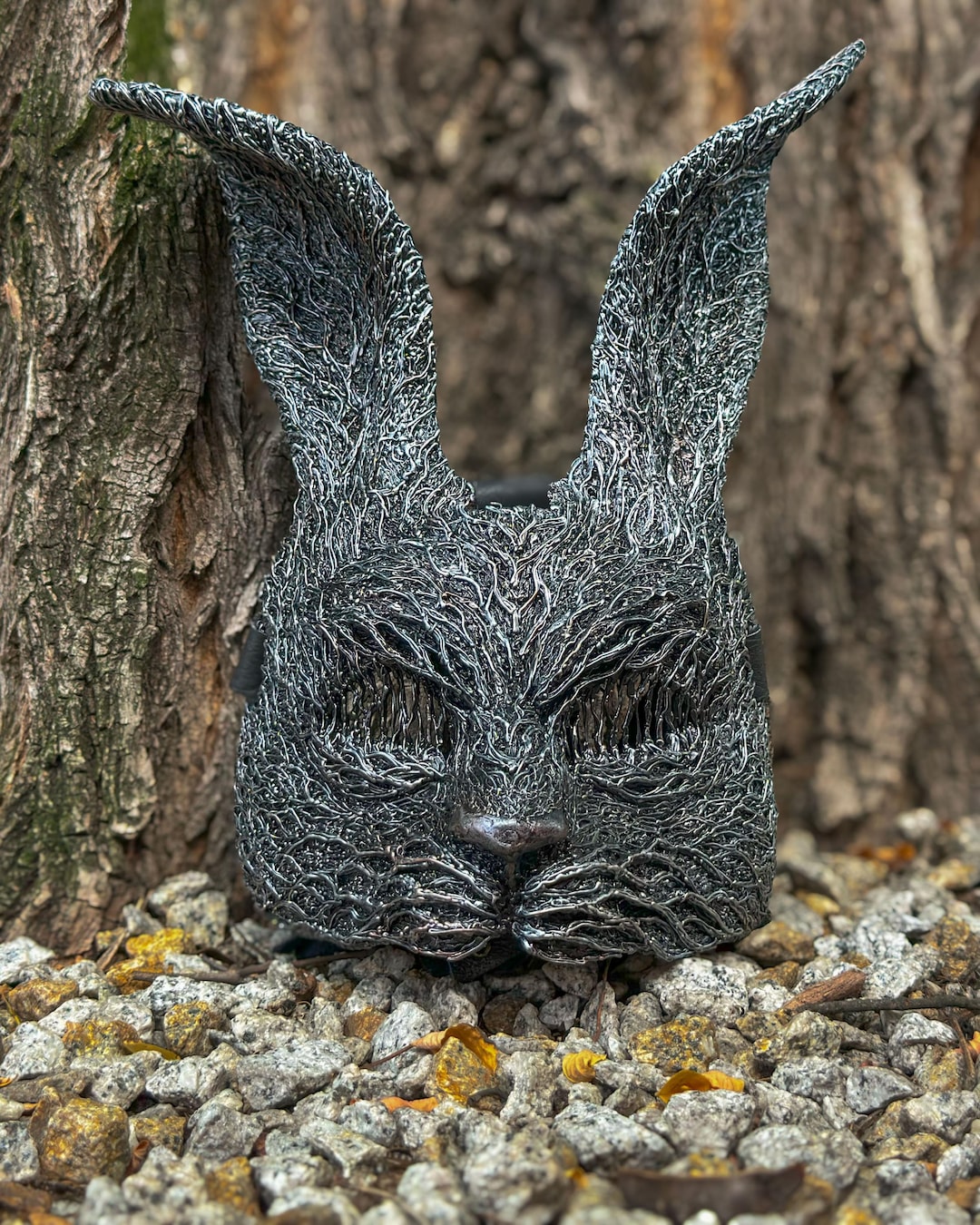 Dark Bunny Mask | Rabbit Mask /horror Styles - Etsy