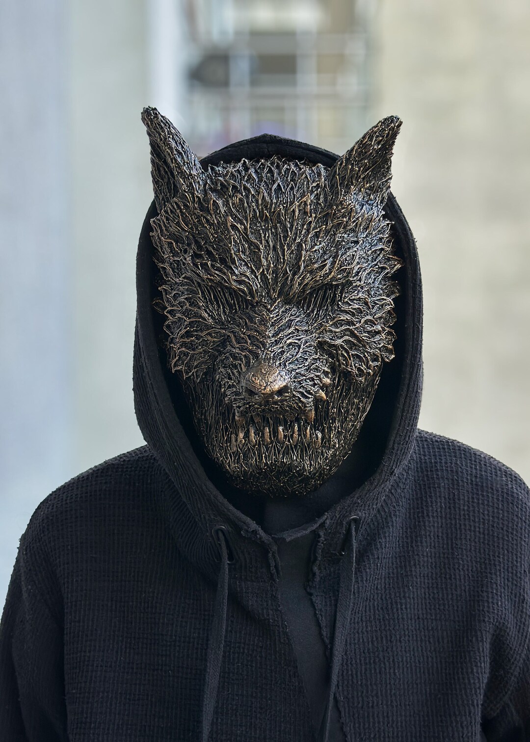 Blind Masquerade Scary Werewolf Mask, Wolf Mask - Etsy