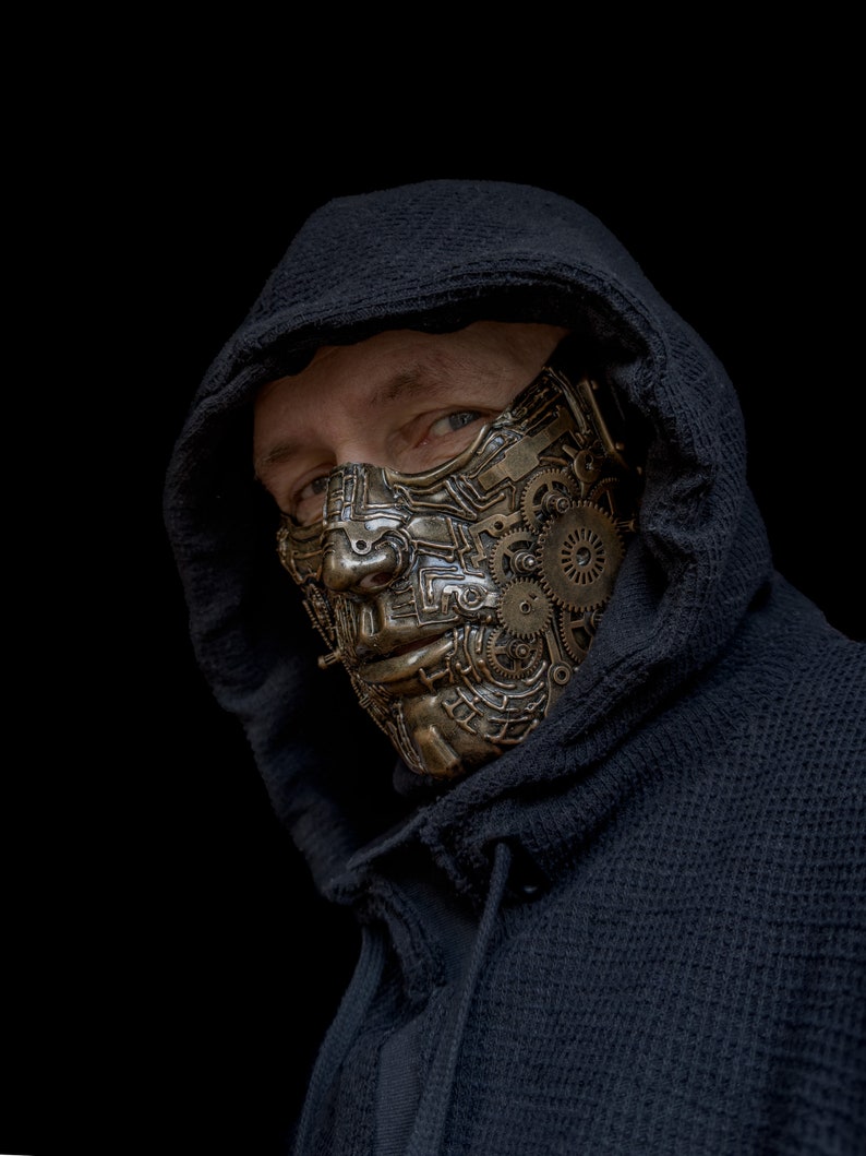 Steampunk Techno Post Apocalyptic Masquerade Mask - Etsy