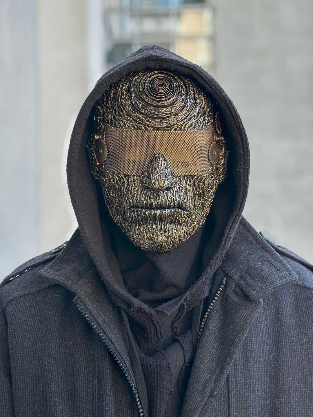 Apocalyptic Masquerade Scary Steampunk Face Mask - Etsy