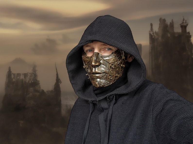 Steampunk Techno Post Apocalyptic Masquerade Mask - Etsy
