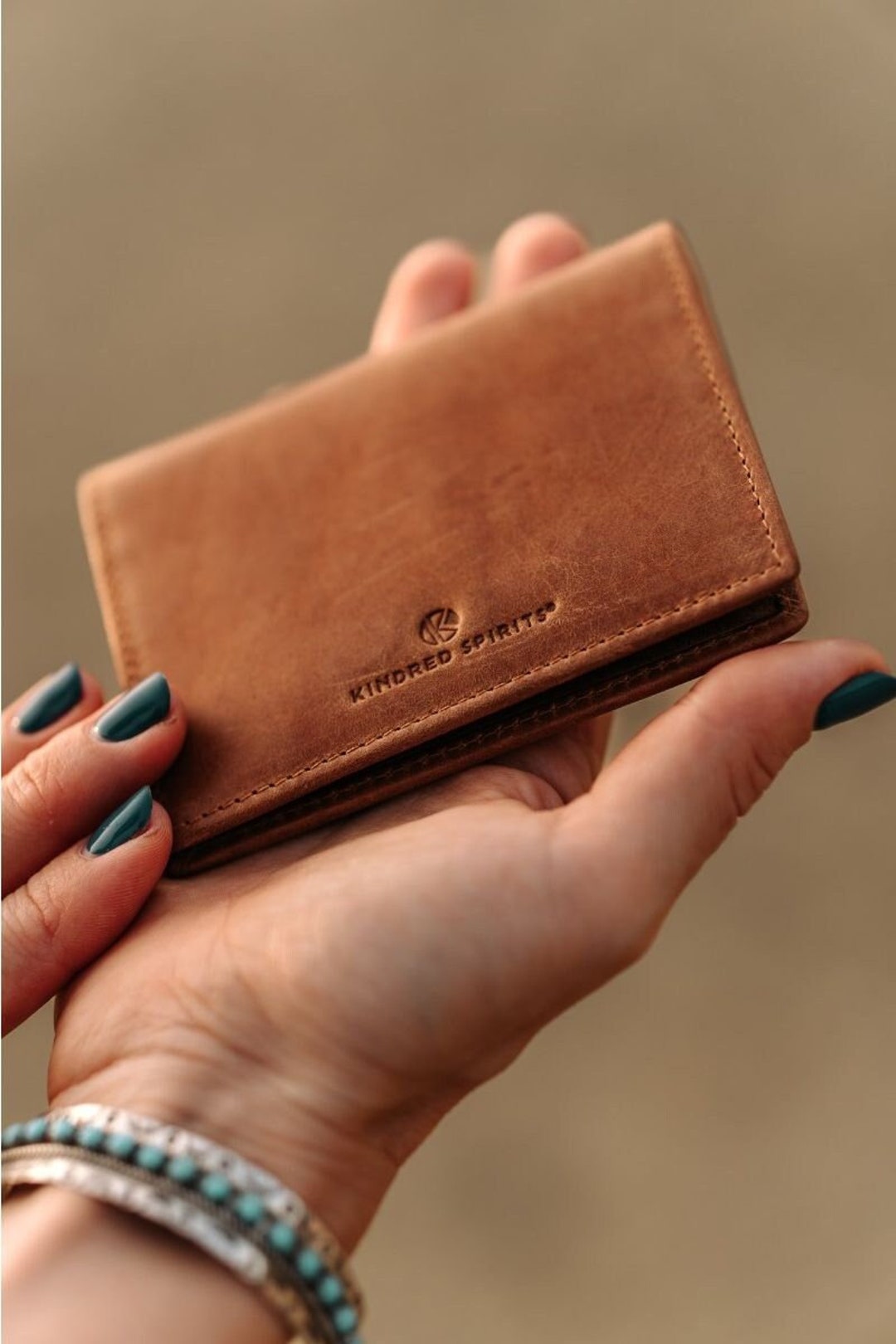 Leather Camel Card Holder Reward Card Caddy Credit Card - Etsy