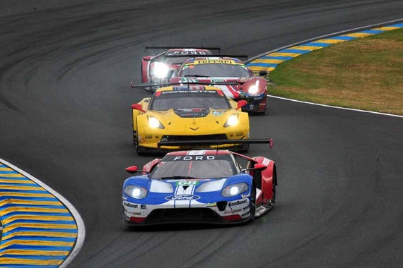 Ford GT No68 24 Hours of Le Mans Endurance Race 2019 | Etsy