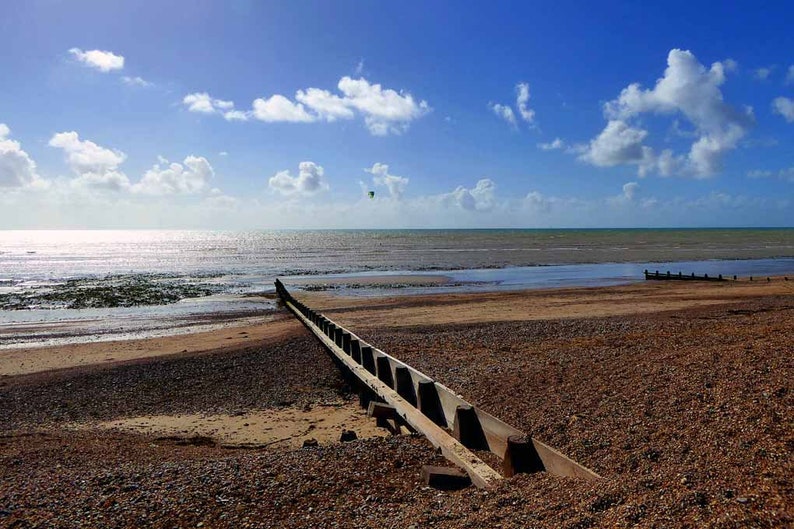 Angmering on Sea Beach Sussex England Photograph Picture Print - Etsy