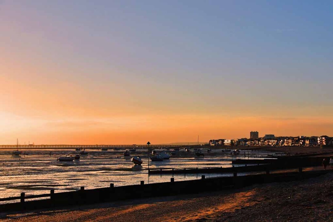 Thorpe Bay Sunset Southend on Sea Essex England UK Landscape Photograph ...