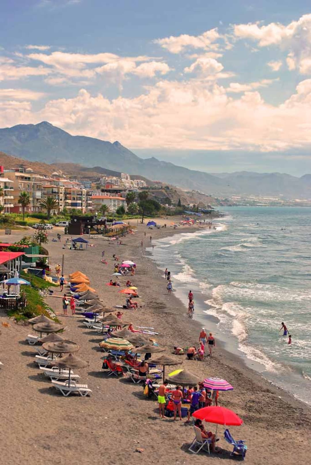 Playa De Calaceite Torrox Costa Axarquia Costa Del Sol Spain Photograph ...