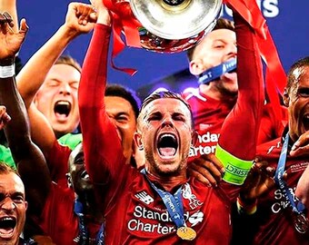 Liverpool Champions League European Cup Winners 2019 | Etsy