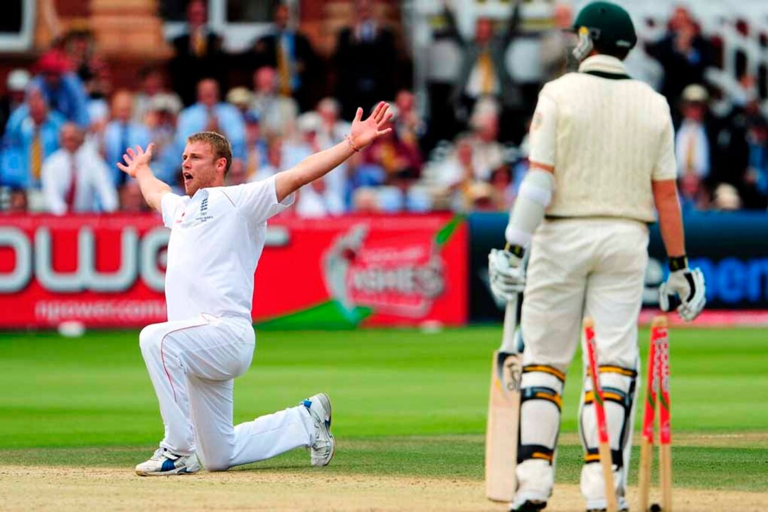 Andrew Freddie Flintoff England Cricket V Australia Ashes 2009 ...