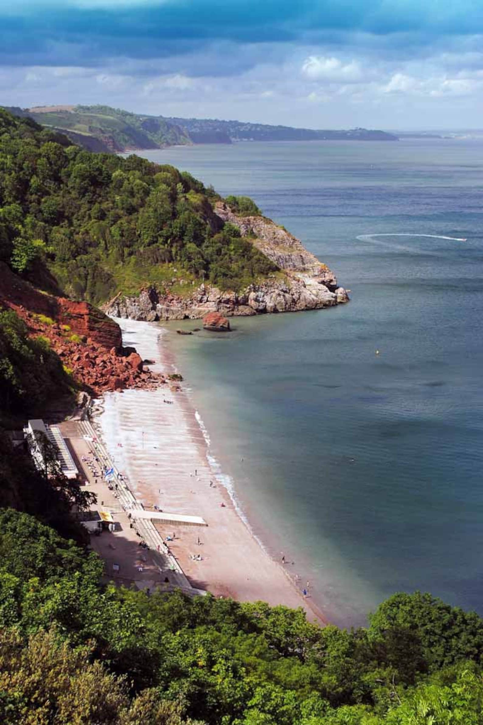 Oddicombe Beach Babbacombe Bay Devon England UK Photograph Picture ...