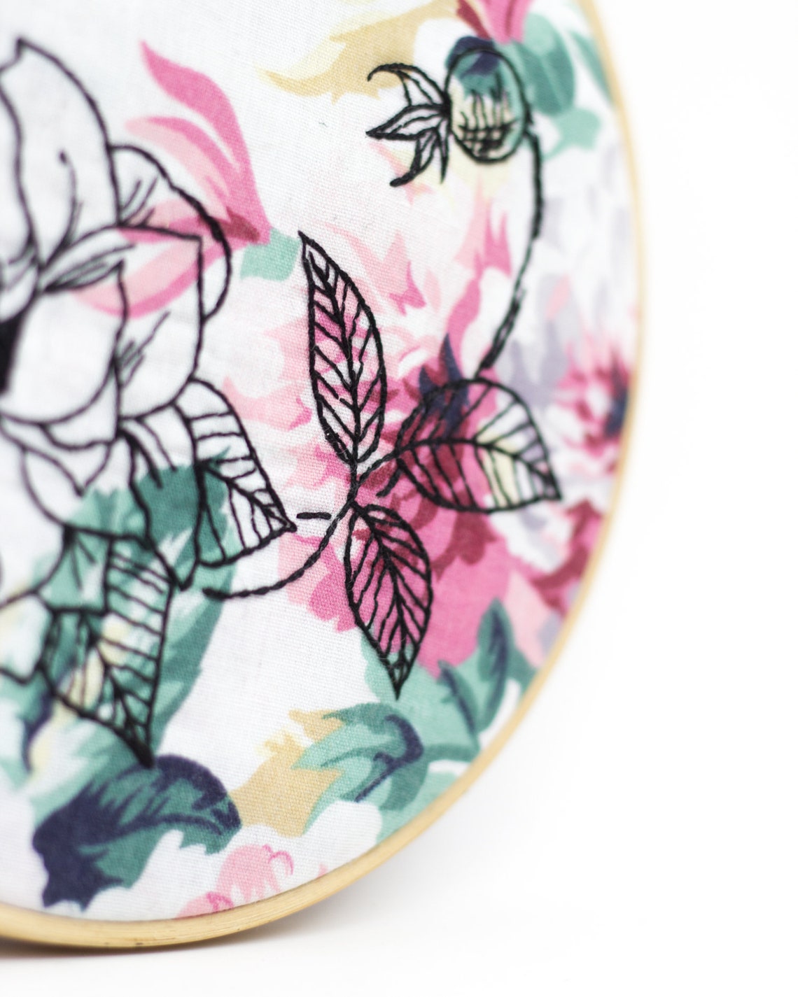 PDF Embroidery to Download: the Disheveled Rose Flower Decoration Hand ...