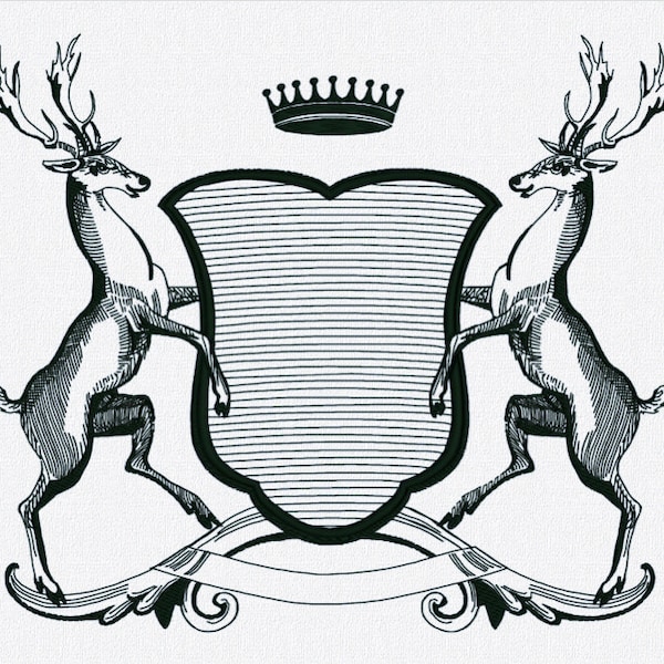 Family Crest Embroidery Design - Etsy