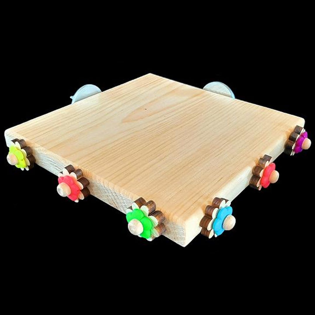 Pine Platform Perch for Parrots | Corner Flat Play Perch for Birds - Etsy