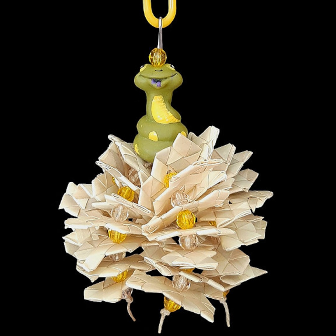 Palm Pal Shreddable Bird Toy | Palm Leaf Shredder Small Bird Toy ...
