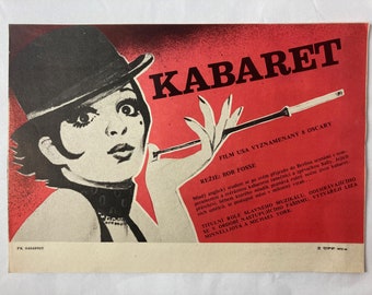Cabaret Musical Poster - Etsy