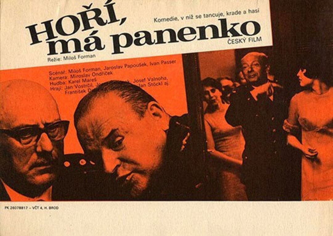 Firemen's Ball Milos Forman Czech Movie Poster Lobby Card Collectible ...
