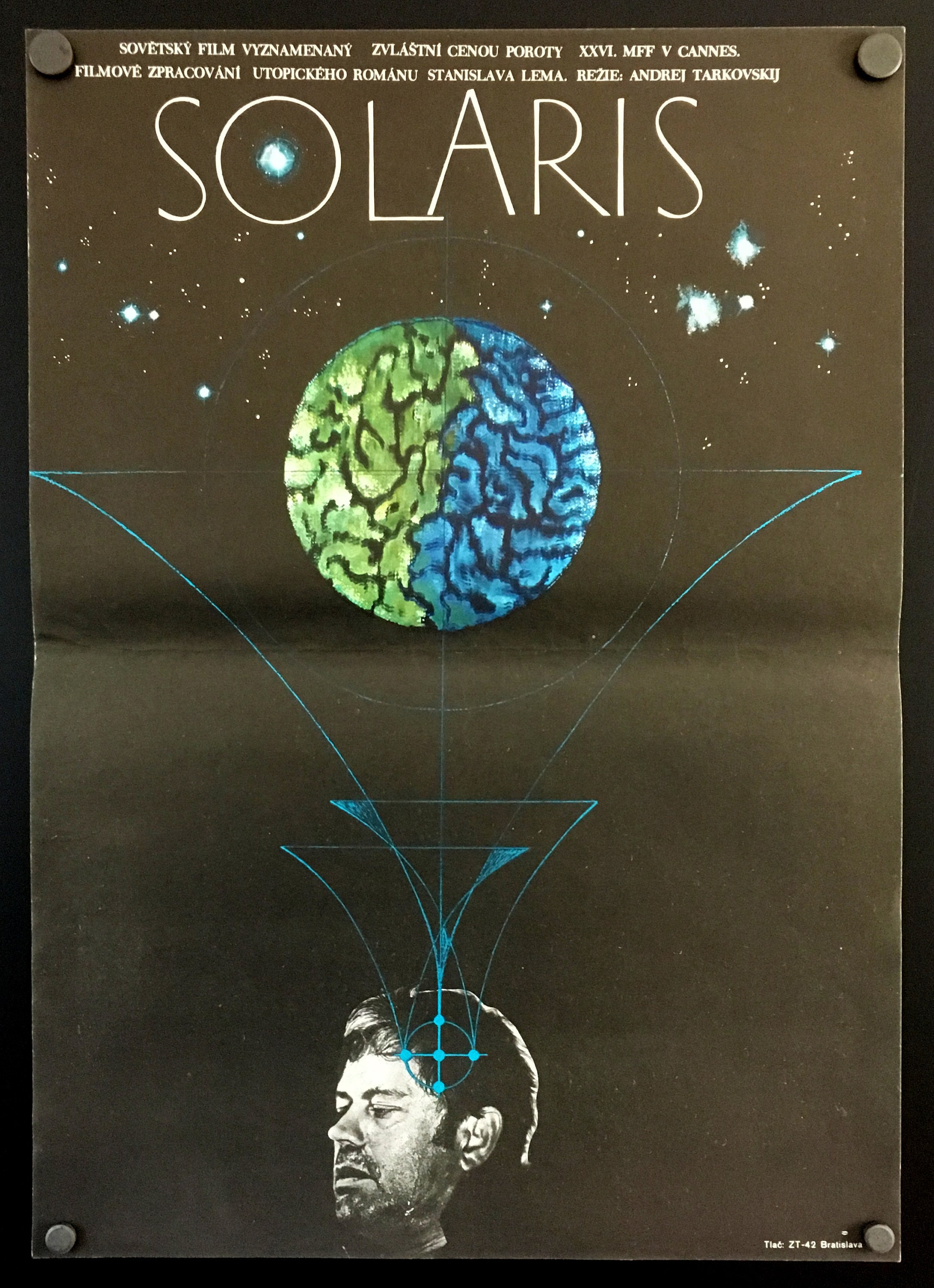 SOLARIS 1972 Original Vintage Movie Poster from Czech Cinema | Etsy
