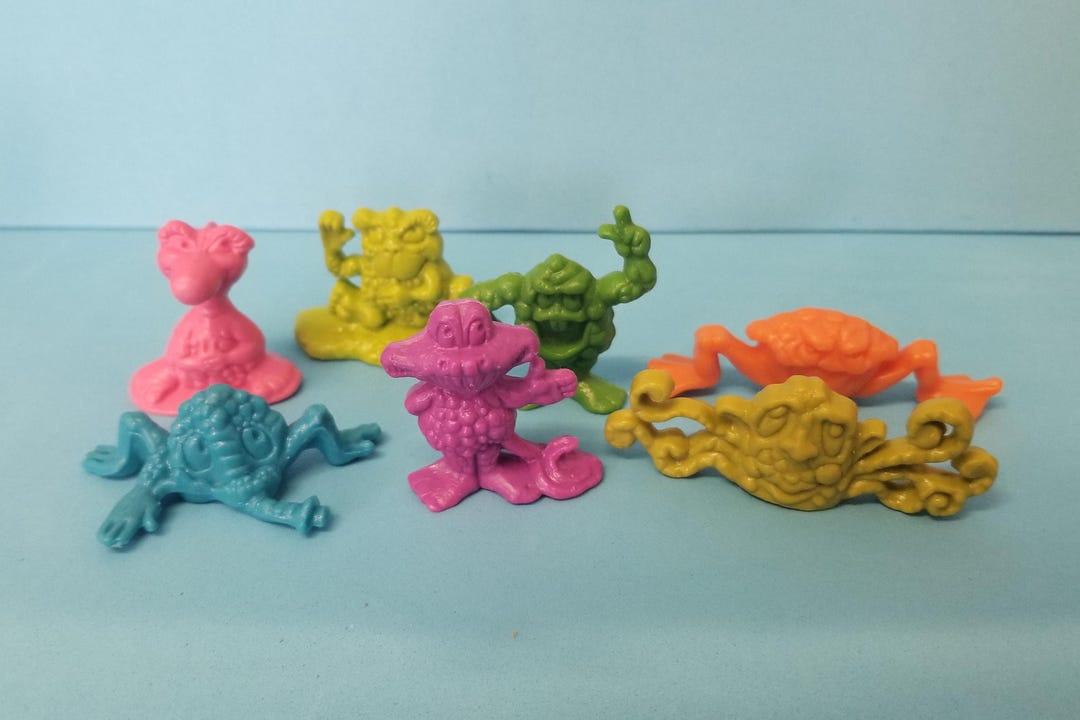 FREAKIES Figures Cereal Premiums Vintage 1970s Bossmoss Snorkeldorf ...