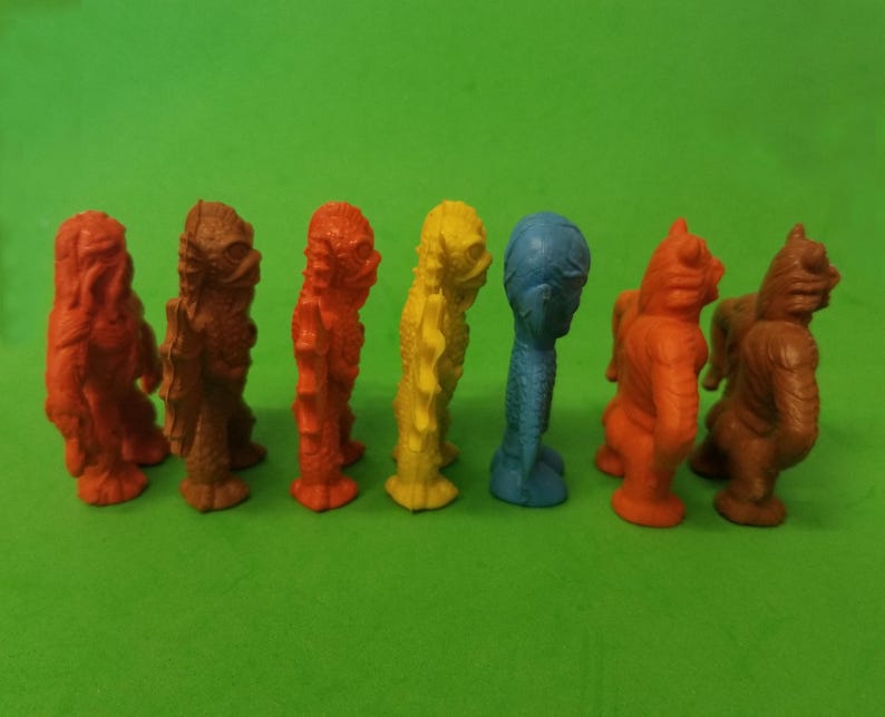 Space Raiders Diener Rubber Eraser Figures Space Creatures Alien ...