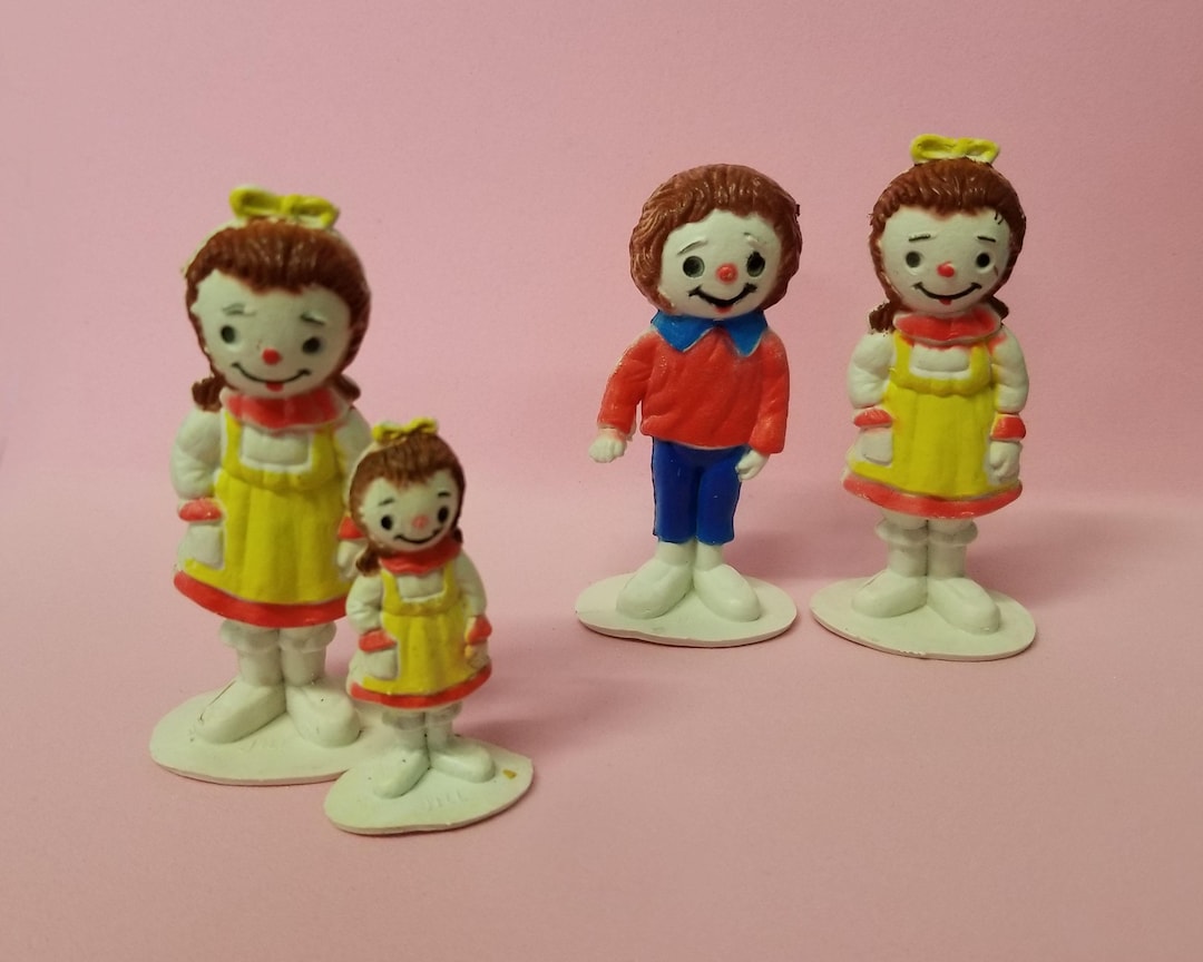 Diener JACK & JILL Figurines Raggedy ANN Lookalikes Vintage 1970s ...