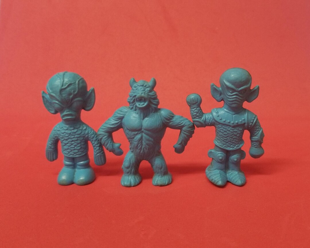 Vintage Diener Rubber Eraser Figures: Space Creature Monsters - Etsy
