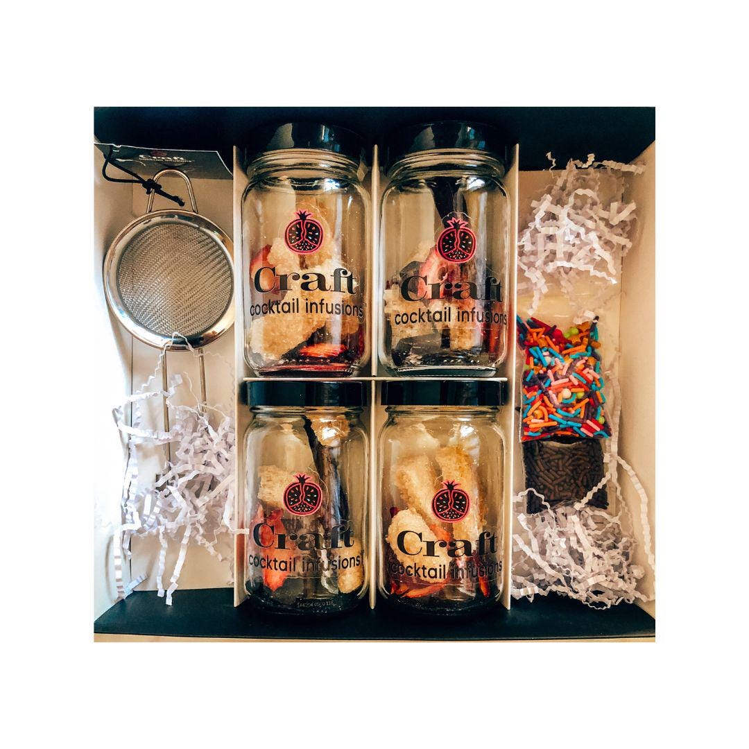 Birthday Cake Cocktail Infusion Gift Set: DIY Dessert Mocktails With ...