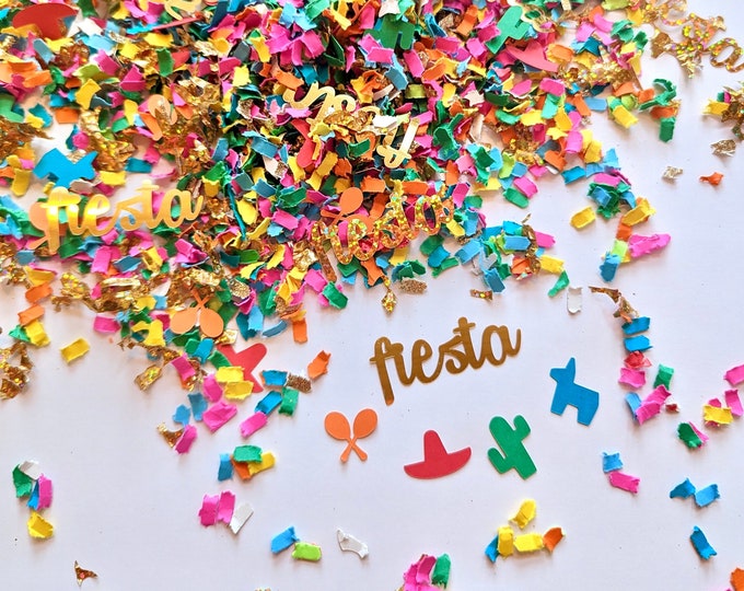 Fiesta Confetti, Cinco De Mayo Confetti, Tacos and Tequila Birthday ...