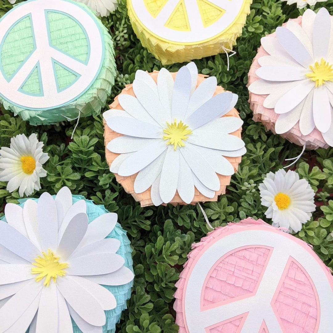 Flower Party Favor Box, Two Groovy, Five is a Vibe, Baby in Bloom Favor ...