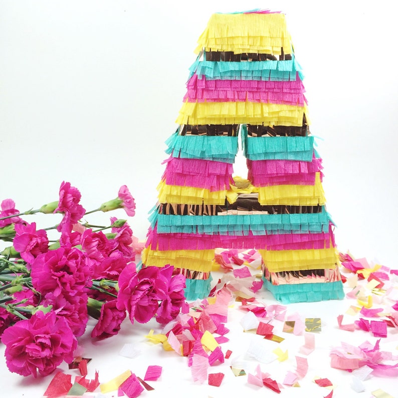 1 Fringe Letter Decoration 10 Fringe Letters Pinata - Etsy