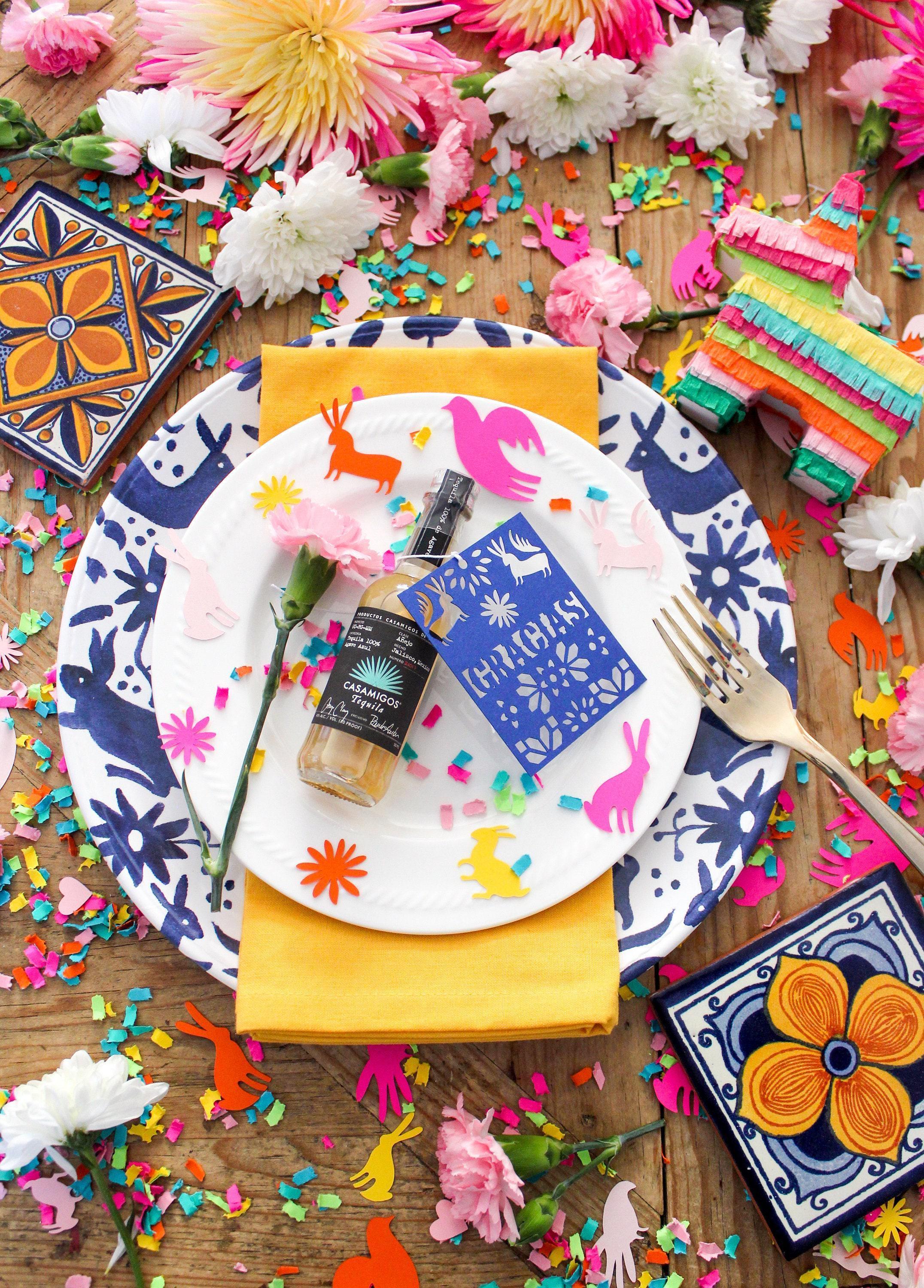 Papel Picado Gift Tags: Custom Otomi Style Party Favors - Etsy