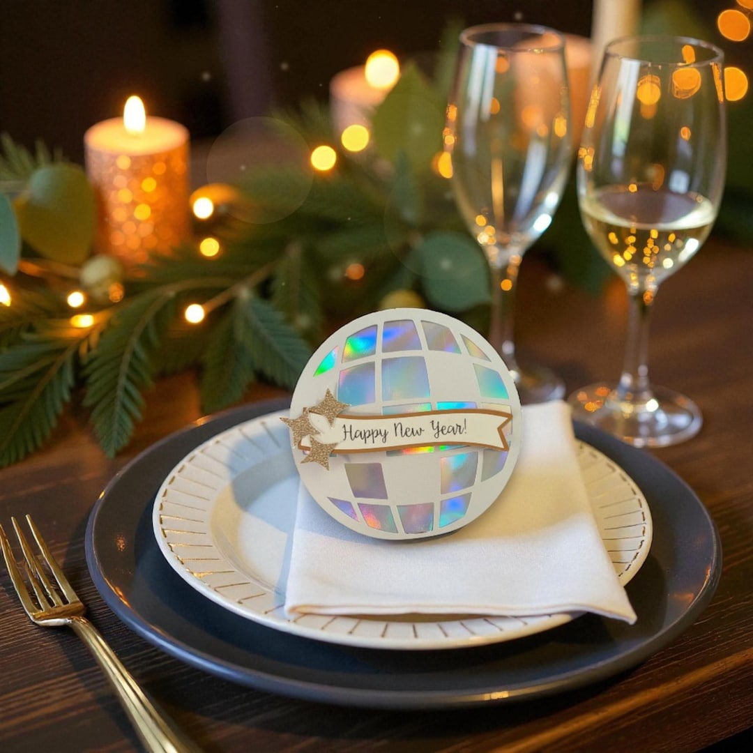 Personalized New Years Disco Ball Gift Box – Fillable Party Favor - Etsy
