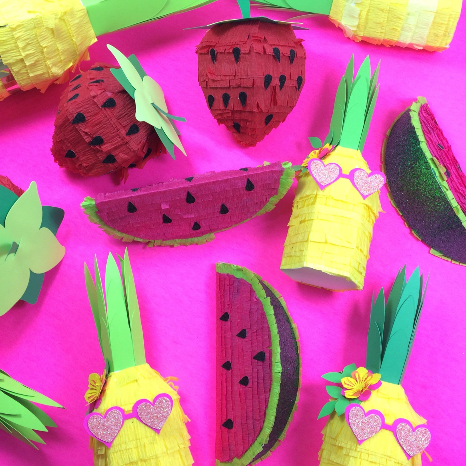 Watermelon Mini Pinata 1 Twotti Frutti Party Party Favor | Etsy