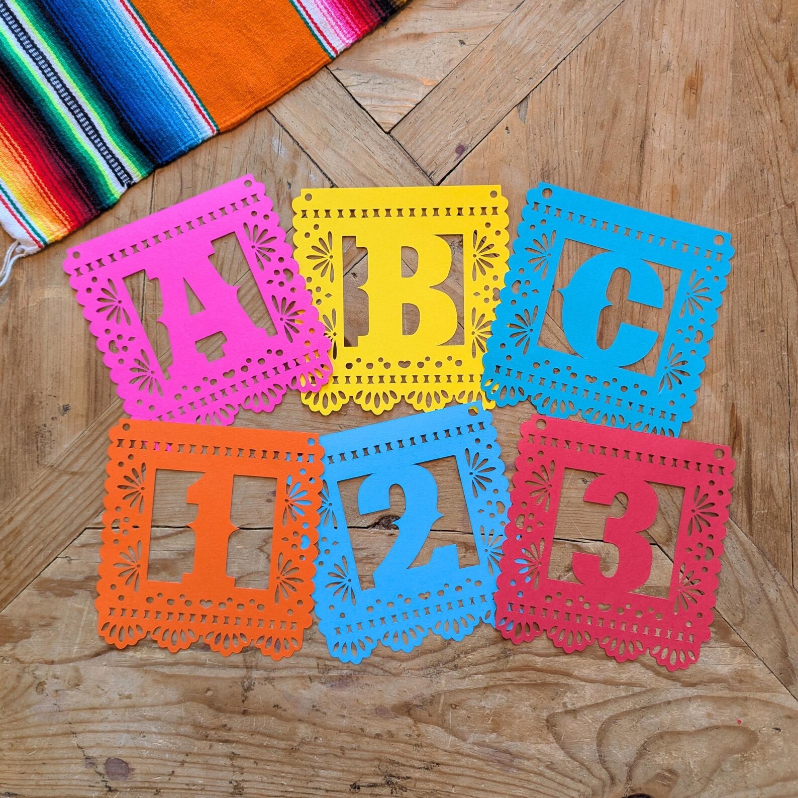 Personalized Fiesta Banner: Custom Papel Picado Party Decor - Etsy