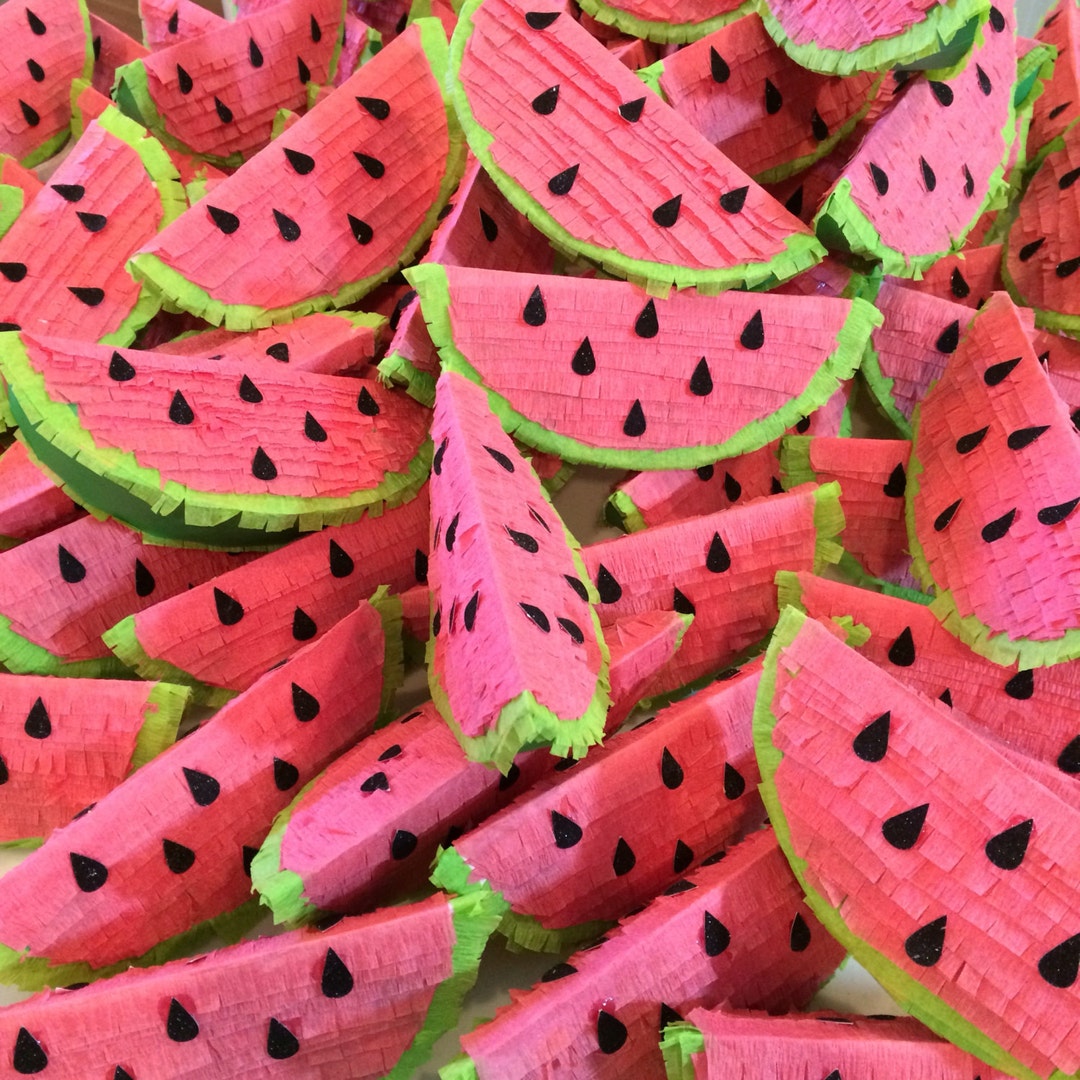 Watermelon Mini Pinata 1, Twotti Frutti Party, Party Favor, Tutti ...