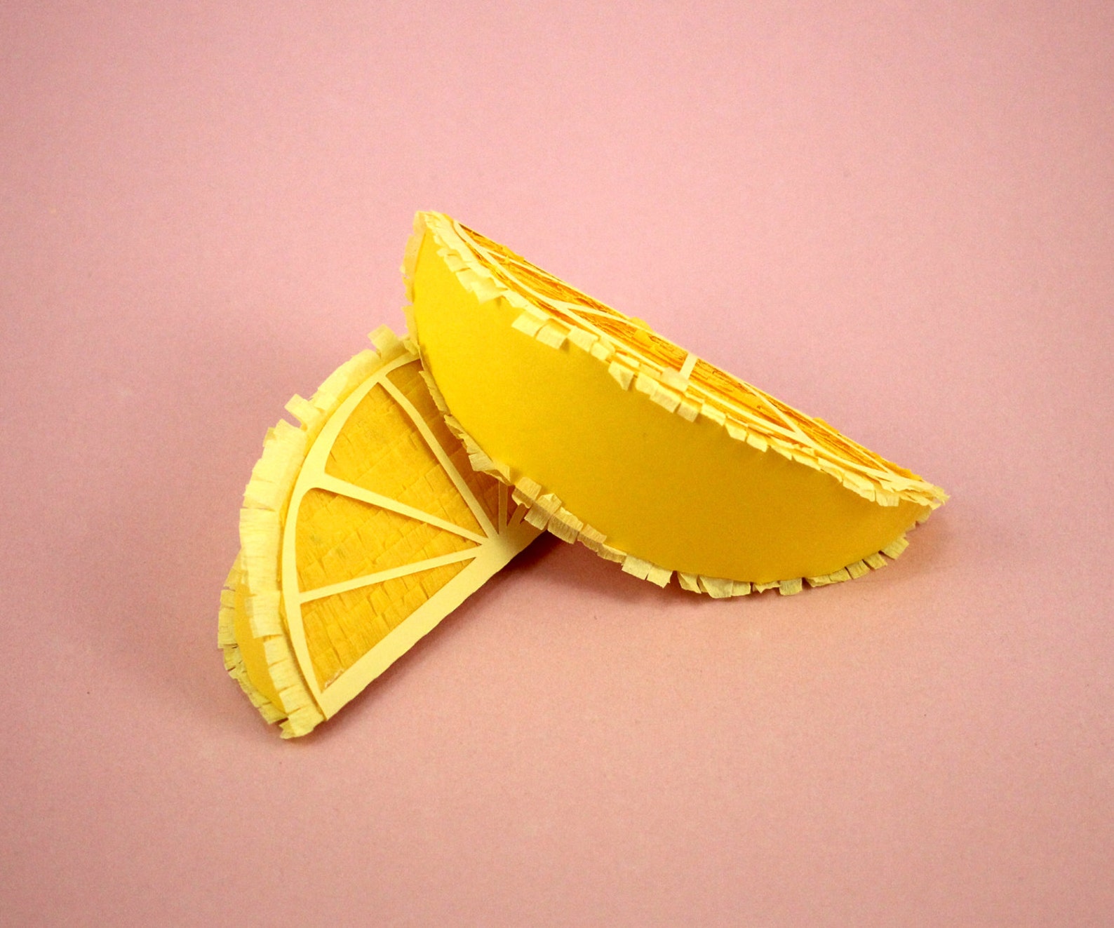 Lemon Wedge Mini Pinata 1 Lemon Party Favor Tutti Fruity - Etsy